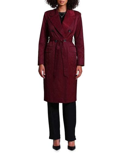 Red Avec Les Filles Coats For Women Lyst