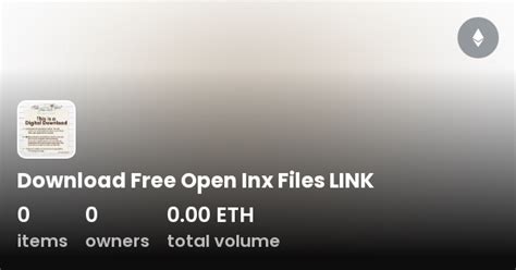 Download Free Open Inx Files LINK Collection OpenSea