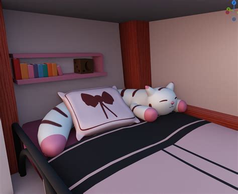 3d Model Miraculous Ladybug Marinette Room Vr Ar Low Poly Cgtrader