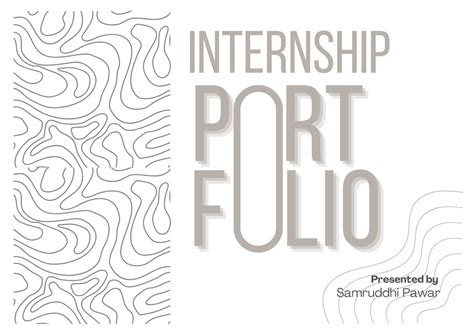 samruddhi pawar on linkedin undergraduate internship portfolio