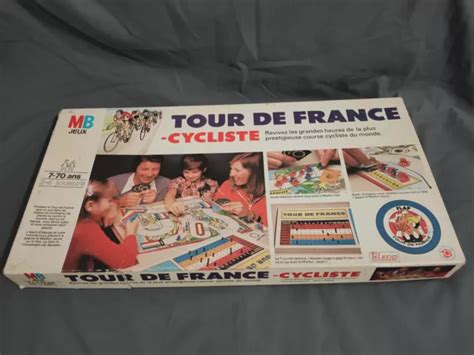 JEU DE SOCIÉTÉ ancien Tour de France cycliste MB jeux jouets 1977 quasi