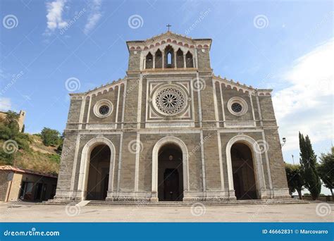 Cortona Cathedral Italy Stock Image Image Of Landmark 46662831