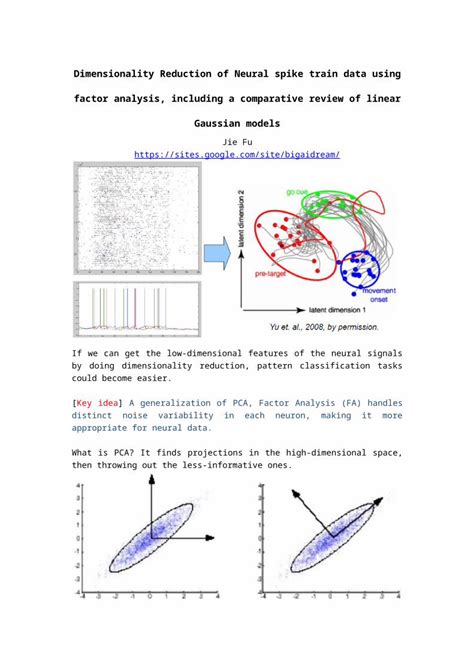 Docx Digestdimensionality Reduction Of Neural Spike Train Data Using