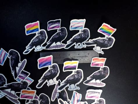 Pride Crow Stickers Charliescoolstickers