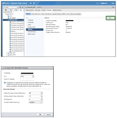 Configuring VMware NSX IPFIX Plixer