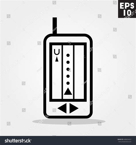 Global Positioning System Icon Trendy Flat Stock Vector Royalty Free 488654422 Shutterstock