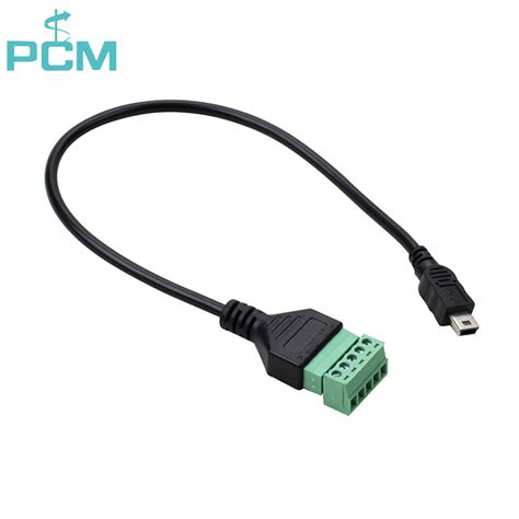 Mini USB Male To Pin Terminal Block Plug Cm Cable China Terminal Block And Mini USB Male