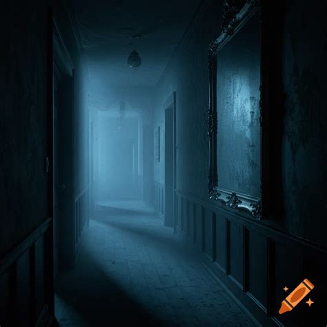 Weirdcore Liminal Space Of A Dystopian Suburban House With Brown Grass