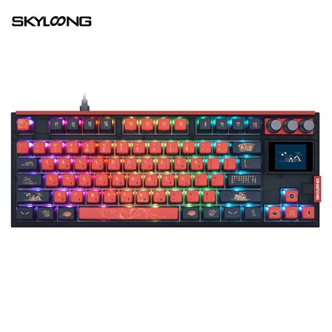 Skyloong Gk87pro Tkl Keyboard With Screen
