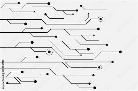 High Tech Technology Texture Circuit Board Texture Abstract Background Electronic Printed