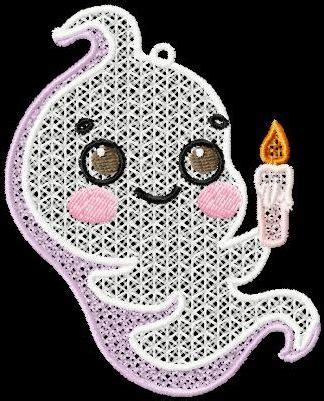CSS FSL Cute Halloween Ghosts C Some Stitches