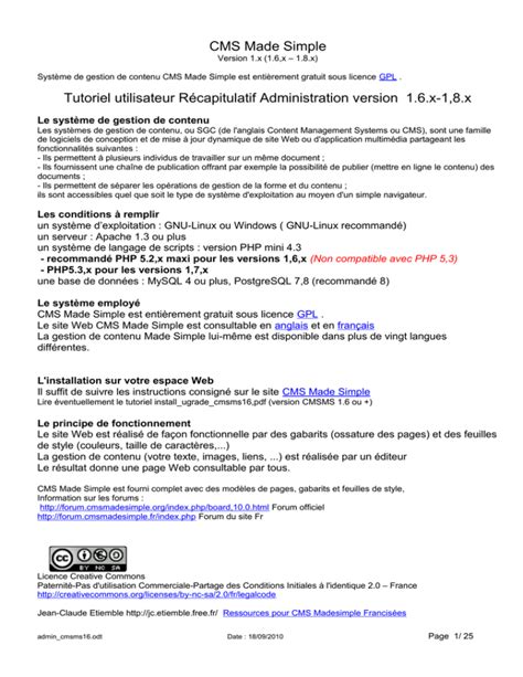 Cms Made Simple Jc Etiemble