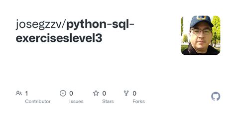 GitHub Josegzzv Python Sql Exerciseslevel