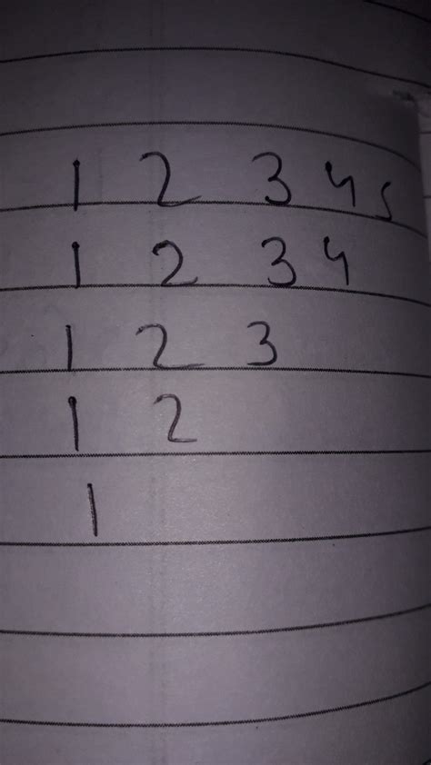 Print The Pattern From Python Brainly In