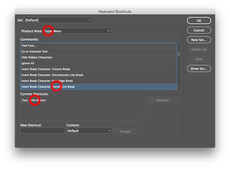 Solved Keyboard Shortcut For Line Break In Illustrator Cc Adobe