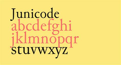 Junicode Free Font What Font Is