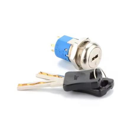 Mm Electronic Power Lock Blue Black Plastic Key On Off Key Switch China Mm Lock And Cam