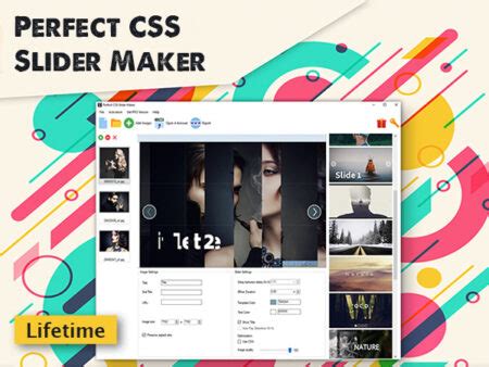 CSS Image Slider Maker Lifetime Perfect CSS Slider Maker