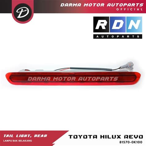 Jual LAMPU BAK BELAKANG TOYOTA HILUX REVO 2016 2017 2018 RDN Di Lapak