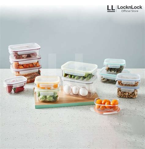 Promo Locknlock Bisfree Modular Red Rectangular Diskon 24 Di Seller