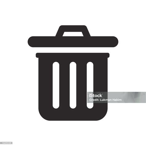 垃圾桶圖示向量設計插圖向量圖形及更多乾淨圖片 乾淨 保護 剪裁圖 Istock