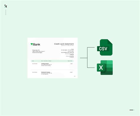 How To Convert Credit Card Statement To Excel And CSV Klippa