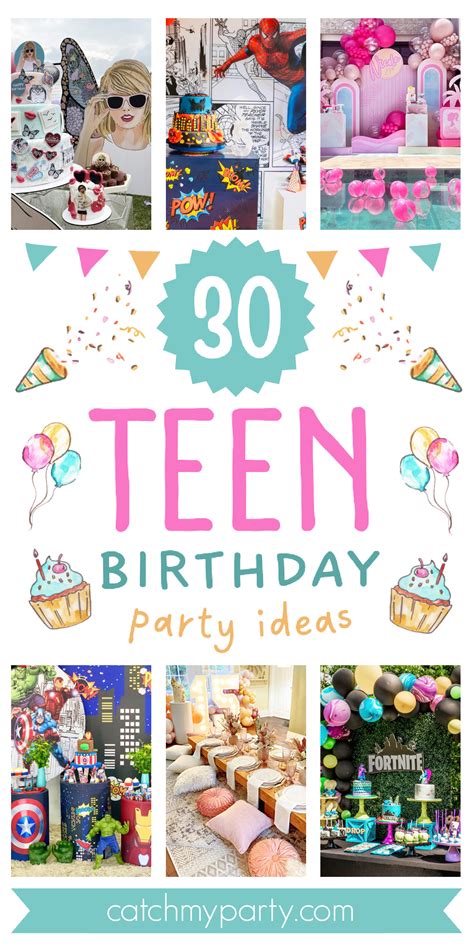 30 Trending Teen Birthday Party Ideas 2024 Catch My Party