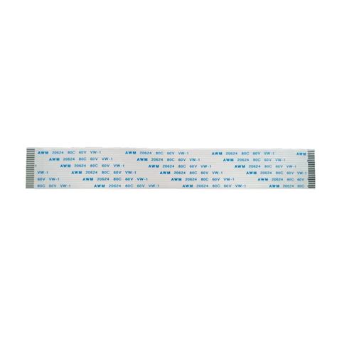 25Pin 1Mm Pitch Ffc Fpc Awm 20624 80C 60V Vw 1 A B Type Flat Flexible