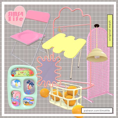 SIMS41ife Sims41ife RUKA SET Set Includes 8 Items Chair