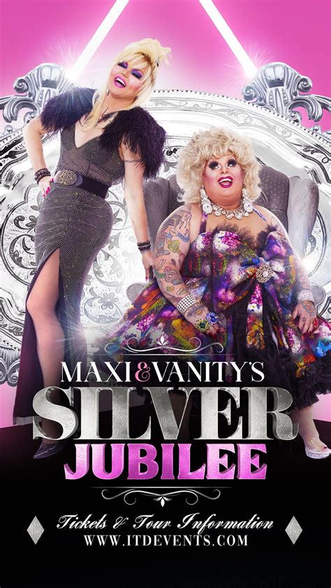 Vanity And Maxis Silver Jubilee Maxi Drag Queen