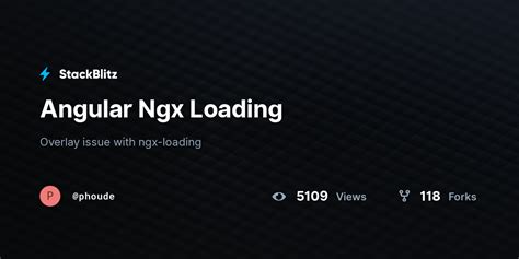 Angular Ngx Loading Stackblitz