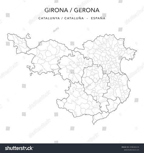 Mapa Girona Over 196 Royalty Free Licensable Stock Vectors Vector