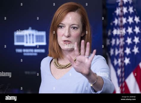 White House Press Secretary Jen Psaki Holds A News Briefing In The