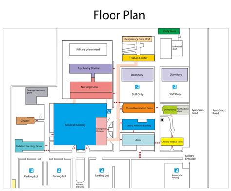 Floor Plan Zuoying Armed Forces General Hospital