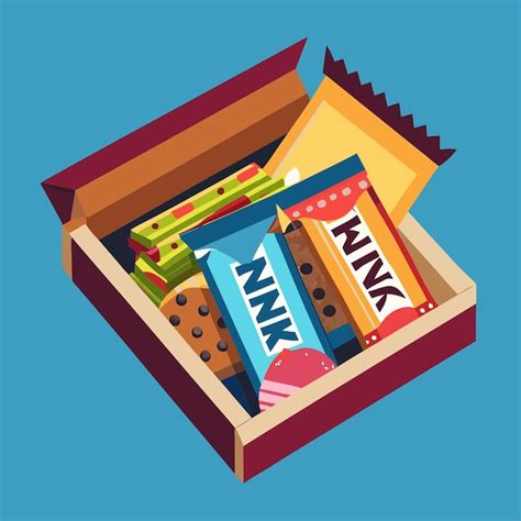 Premium Vector Kind Bars Nutritious Snack Bars With Natural Ingredients