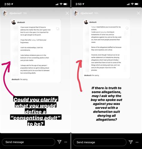 Jade Rasif Publicly Asks For Clarifications From Dee Kosh On His