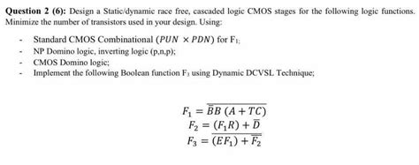 Solved Question 2 6 Design A Staticdynamic Race Free