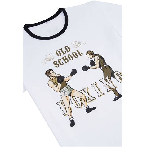 Футболка Old school boxing белая– купить в интернет-магазине, цена ...