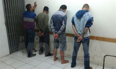 Cinco São Presos Em Flagrante Após Roubo Em Posto De Combustíveis