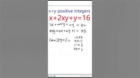 How To Solve The Diophantine Equation Youtube
