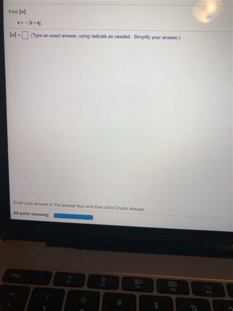 Solved Find Ivl Ivtype An Exact Answer Using Radicals As