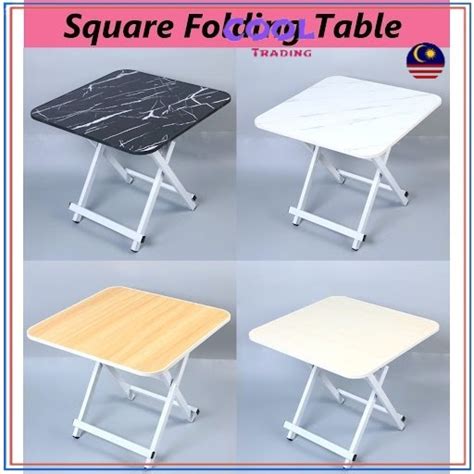 Ppp Folding Square Table 60cm Home Diningstudyoutdoor Portable Stall