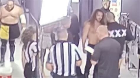 Aew Shows Security Footage Of Backstage Altercation That Led To Cm Punk
