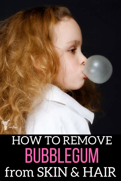 What Works Best How To Remove Gum From Skin And Hair Uplifting Mayhem