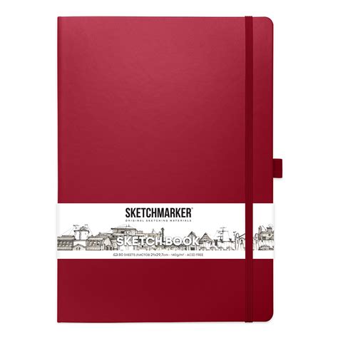"SKETCHMARKER" Блокнот для зарисовок 140 г/м2 A4 21 х 29.7 см твердый ...