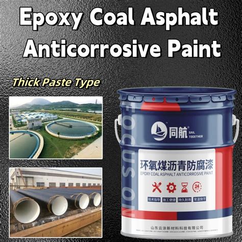 Epoxy Coal Bitumen Anticorrosive Thick Slurry Paint Coal Tar Pitch