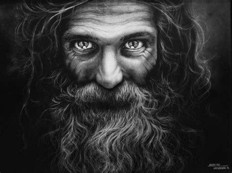 Mirada Directa Carboncillo Grafito Dibujos Comprar Arte Original