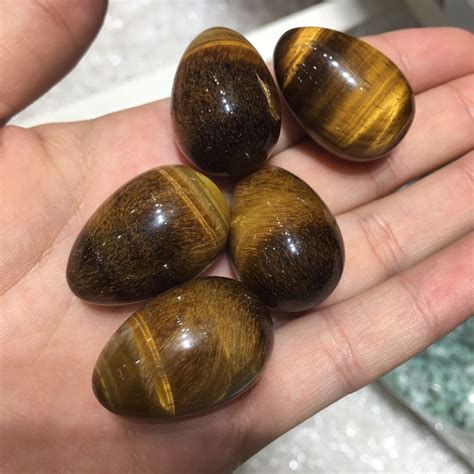 Home And Living Rocks And Geodes Home Décor Tigers Eye Egg Pe