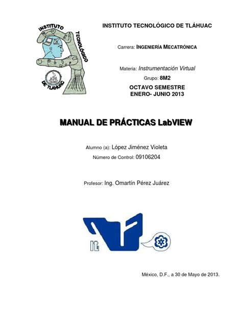 Manual De Prácticas Labview López Jiménez Violeta Descargar Gratis