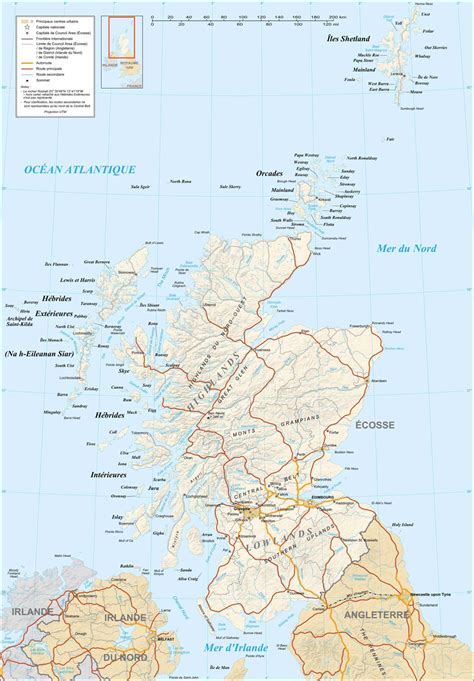 Scotland Map Fr Mapsof Net